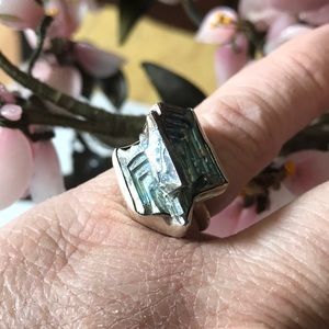 Vintage | Jewelry | Vintage Bismuth Crystal 925 Ring | Poshmark